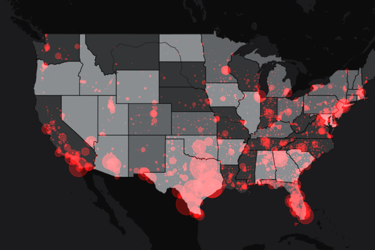 White House launches 'aliens' map showing immigration arrests