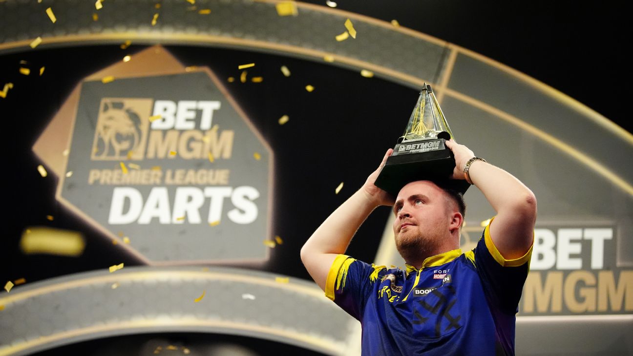 Luke Littler triumphs in Premier League trilogy clash, but tears show ...