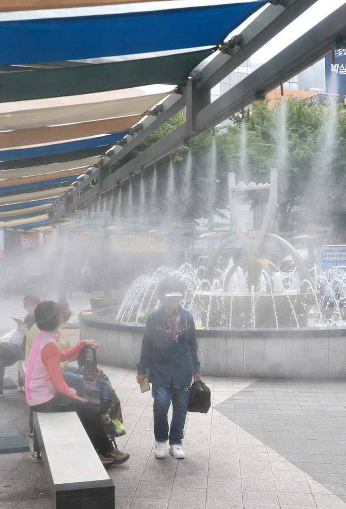 Cooling fog system