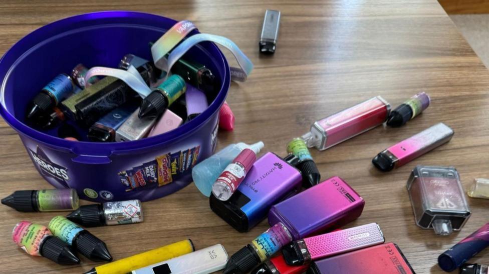 Warning over suspected dangerous vape liquid