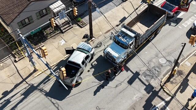 Man dies following Sharpsburg crash involving pickup truck, dump truck