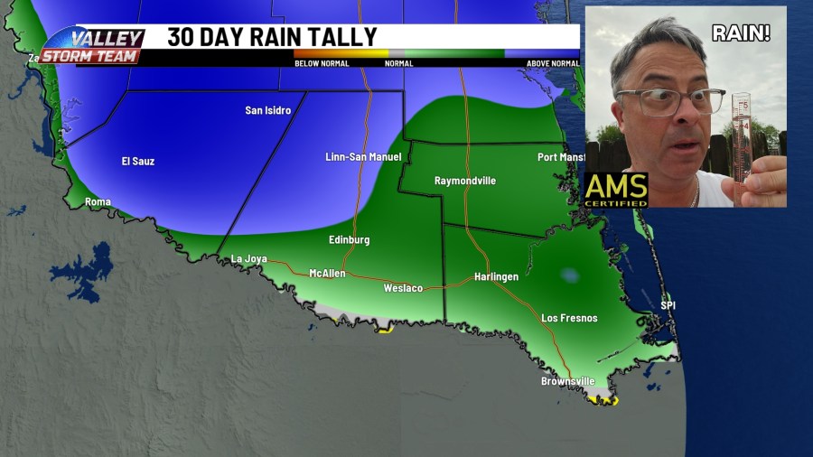 Recent rain quenching Valley drought for the short term