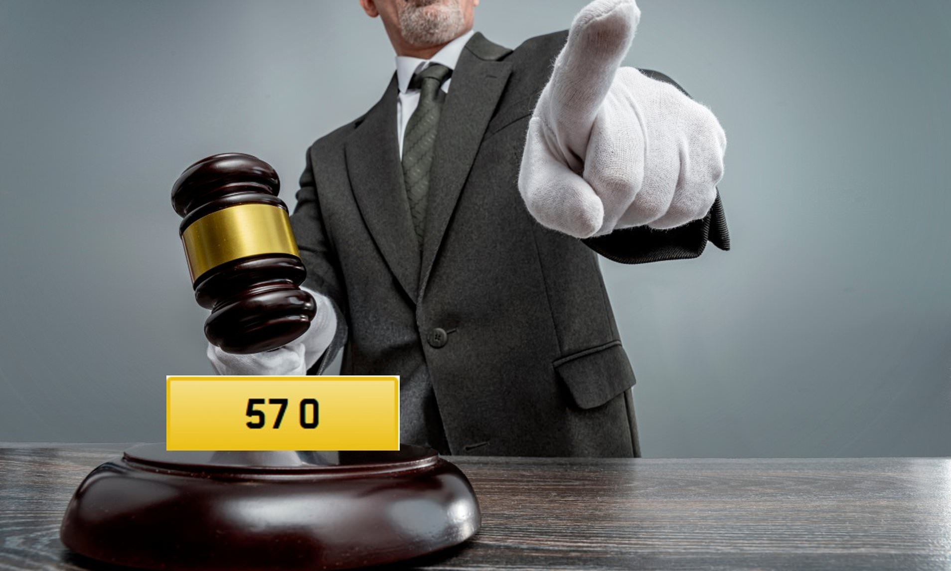 DVLA's recent private plate auction raised over £5m with 57 O selling ...