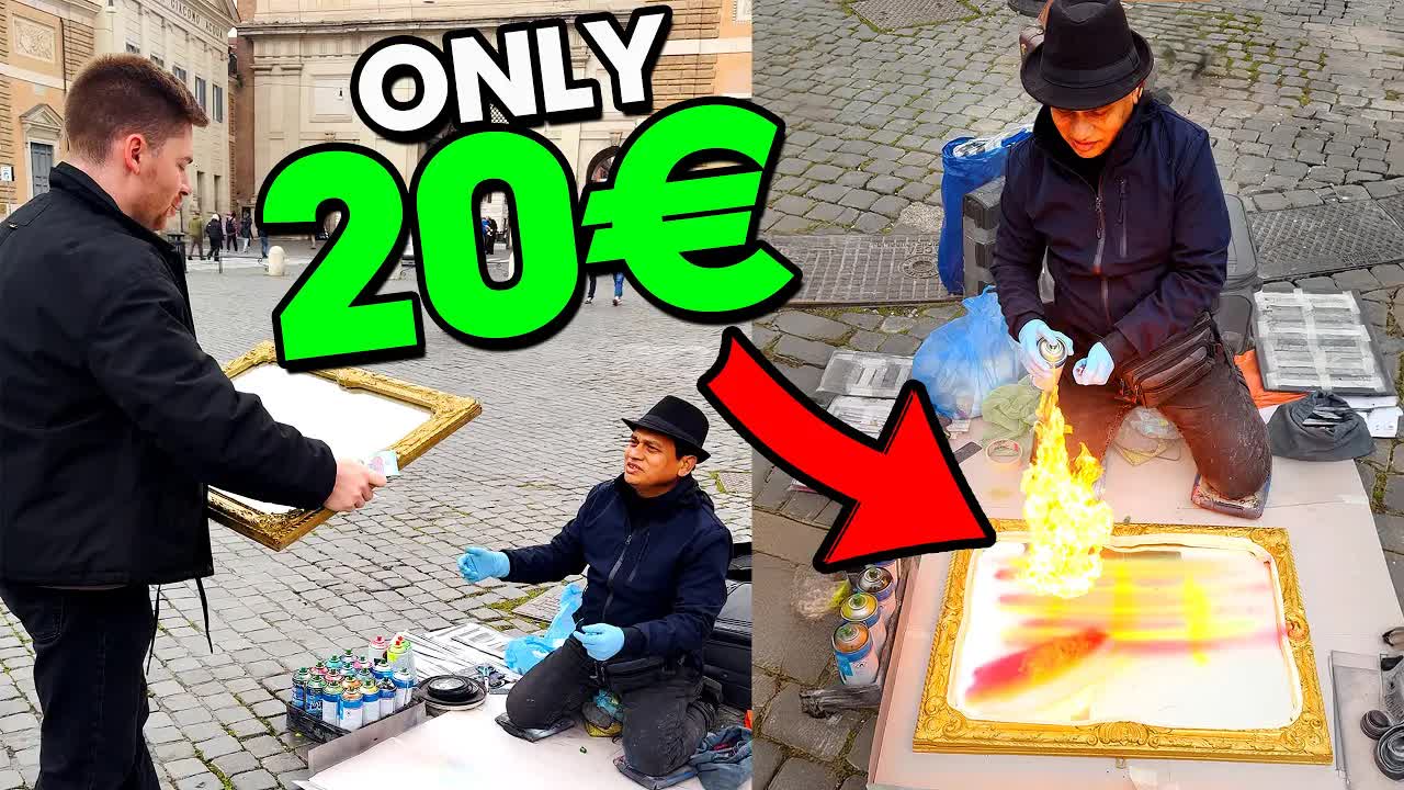 I tracked down one of Rome’s most famous street artists