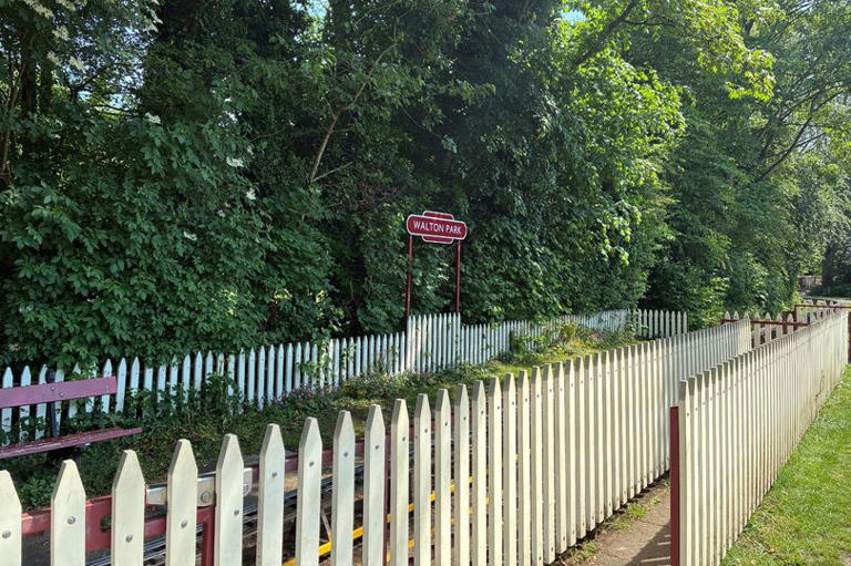 The Greater Manchester park with a play area and a miniature train kids ...