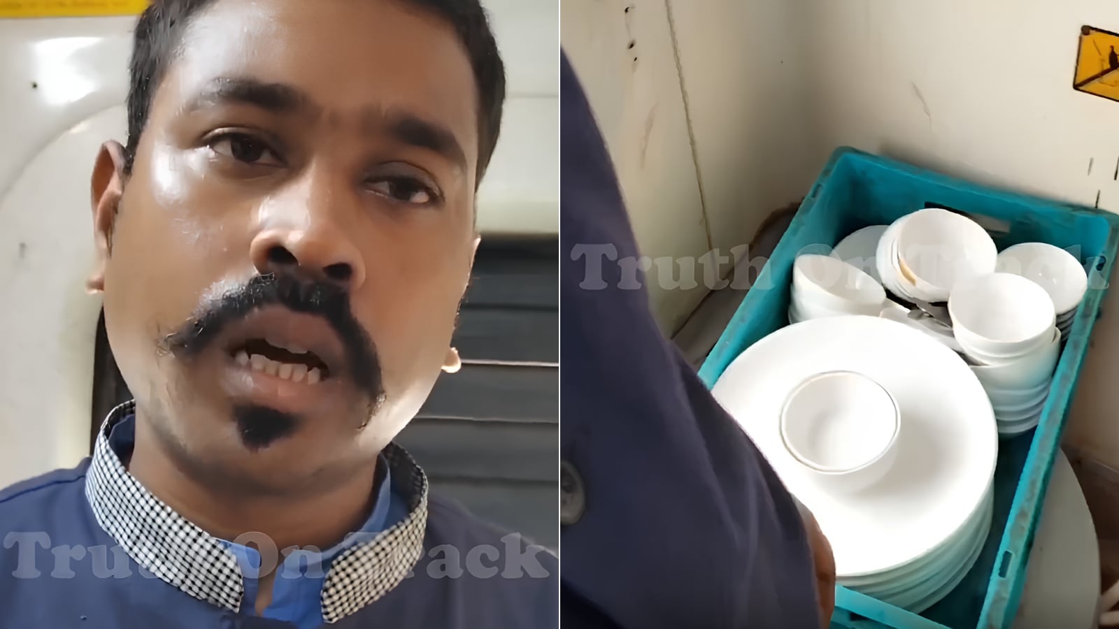 'Serving toilet fresh dining experience': Viral video shows plates ...