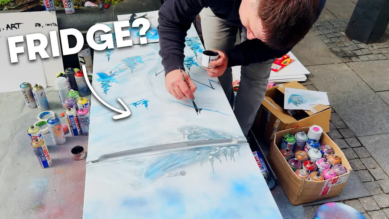 This €100 fridge transformation was totally worth it