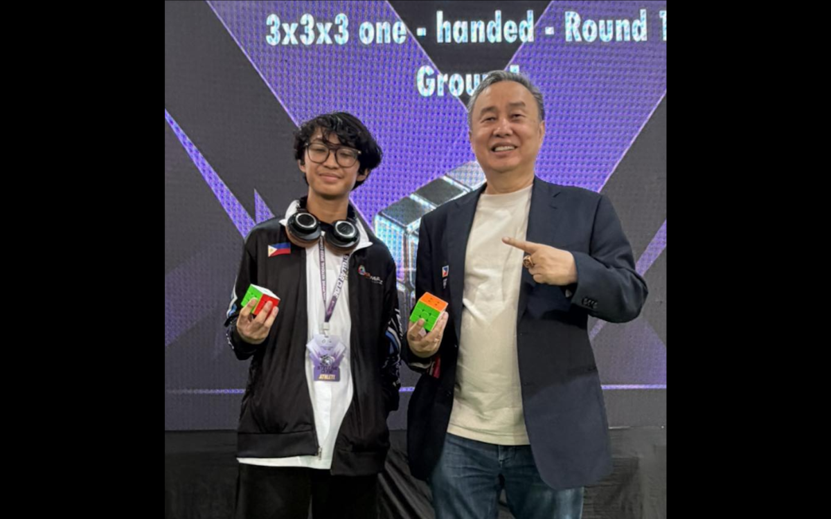 Speed cubing gets major boost in the country — Tolentino