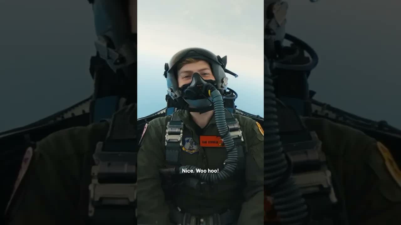 Flying an F-15 fighter jet