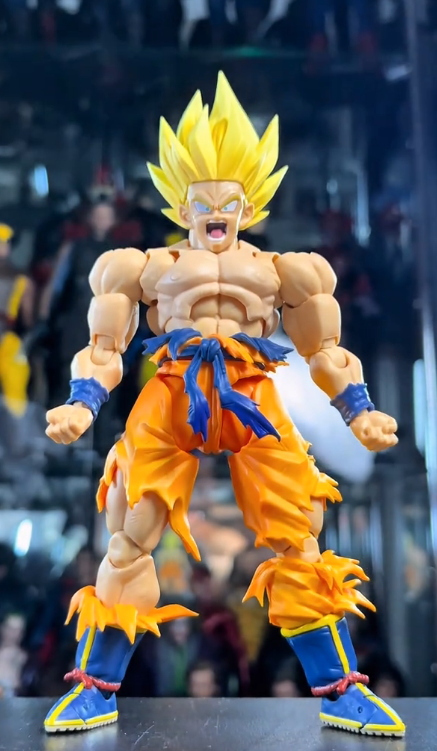 Goku collectible unboxing ASMR