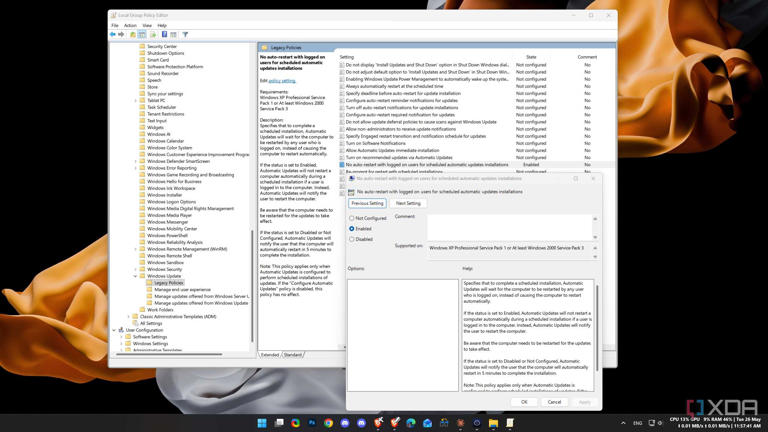I disabled these Windows 11 features with Group Policy, and my PC ...