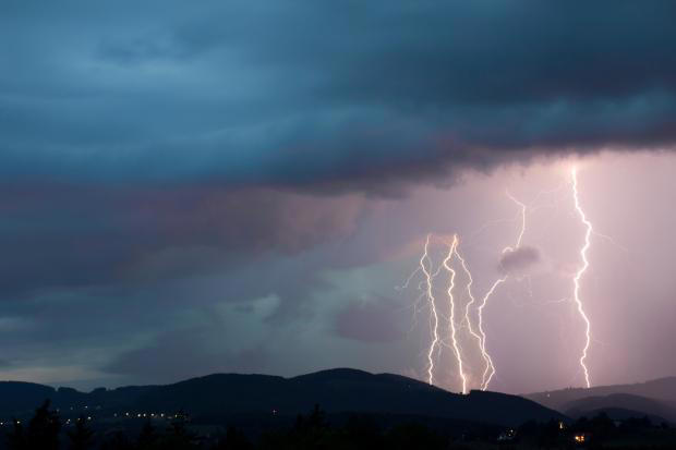 Miracle escape after house struck by lightning during thunderstorm