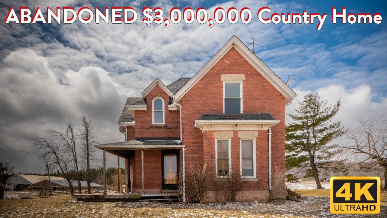 Exploring a multi-million dollar abandoned country home and horse farm