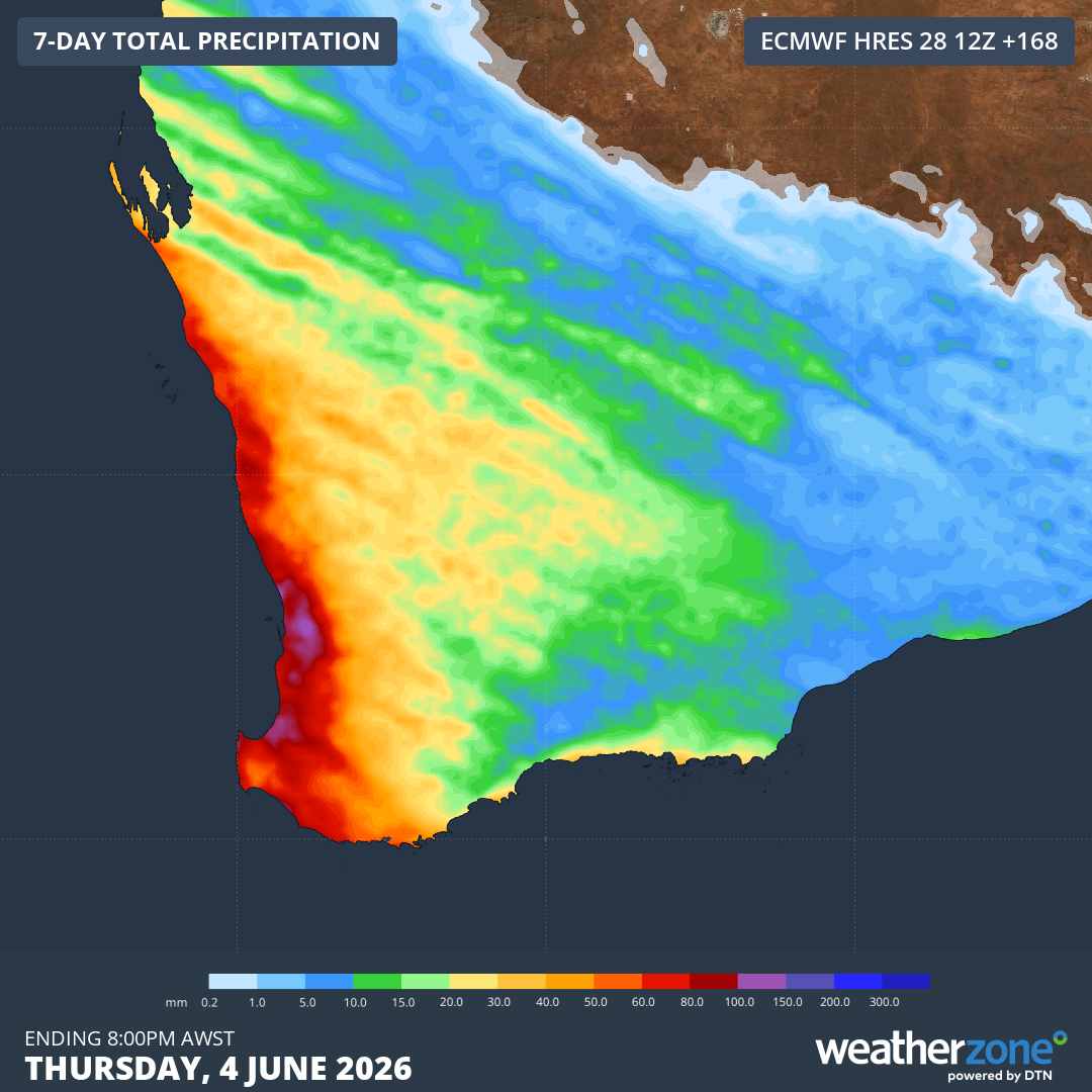 Extremely windy weekend ahead for southwest WA