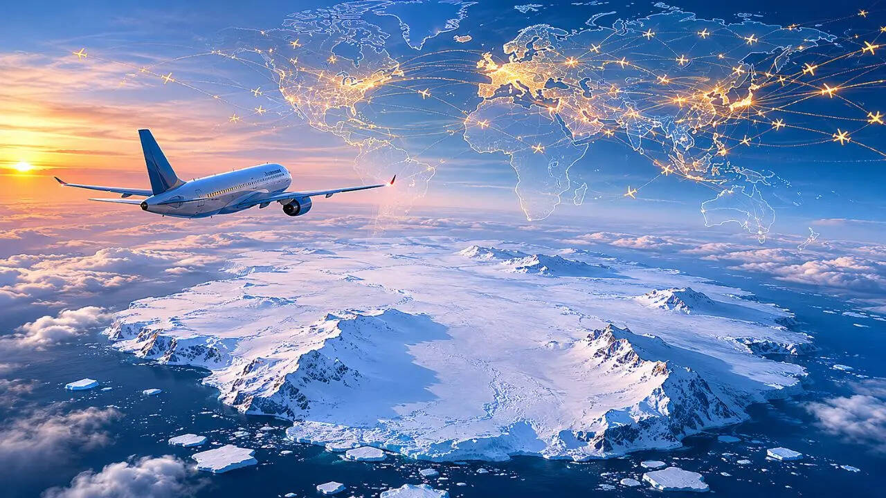 Why do airplanes never fly over Antarctica?