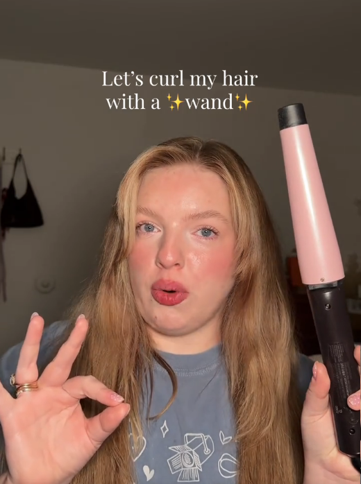Curling my hair step by step