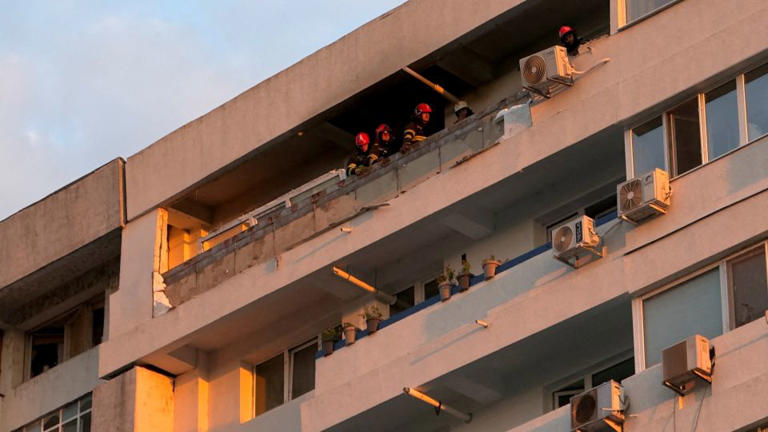 NATO members condemn Russia after drone slams into Romania apartment ...