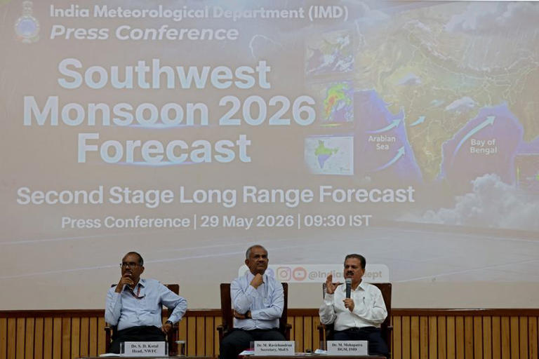 India expects 2026 monsoon rains to be below average