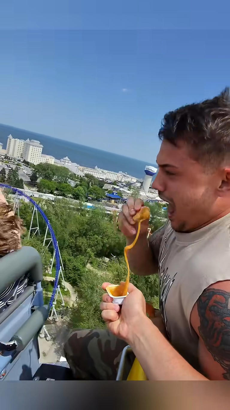 Six Flags bans Cedar Point parkgoer for life after he ate chicken ...