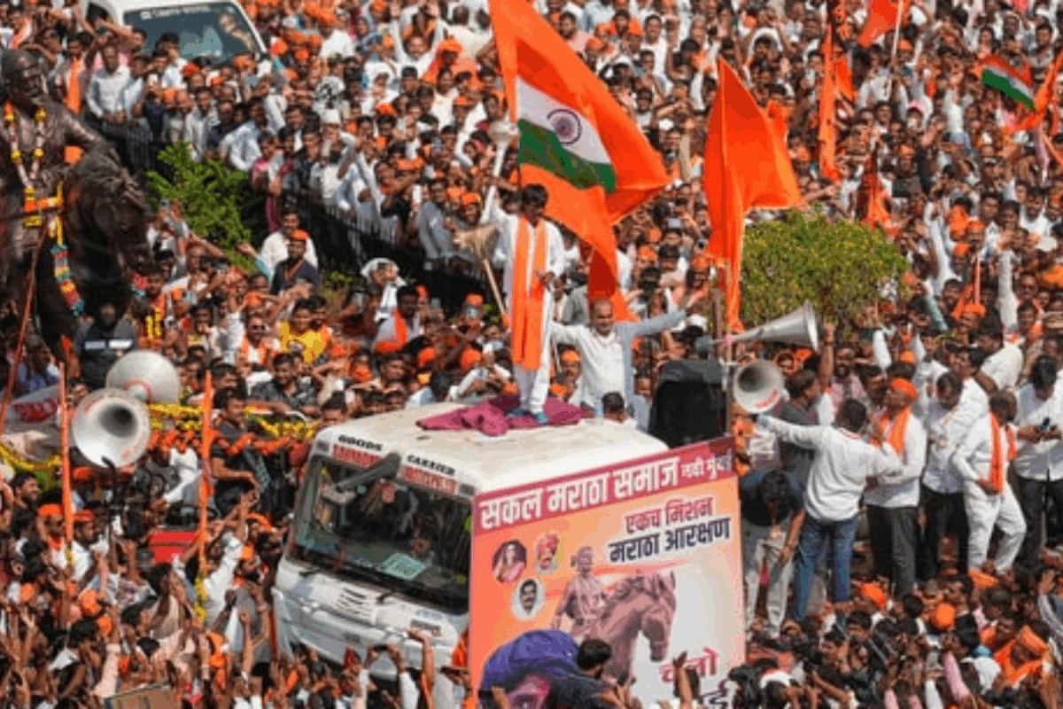 He has shut Mumbai before. Manoj Jarange is striking again tomorrow ...