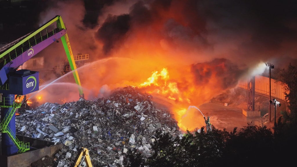 Camden officials call for EMR Recycling to be shut down after another fire