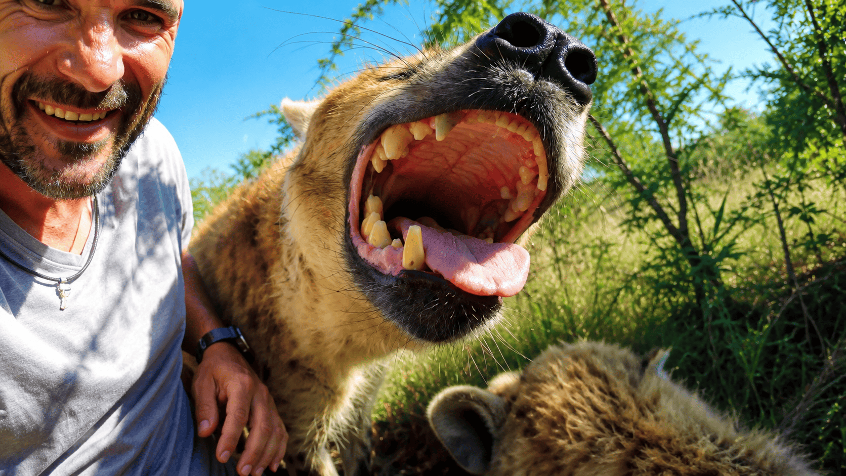 A Close Look at the Incredible Teeth of a Hyena