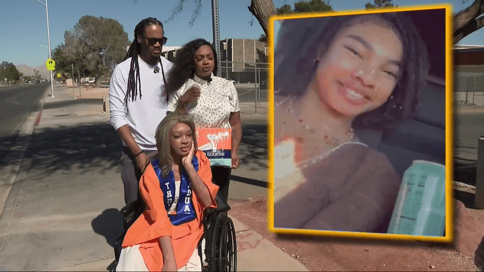 Only on 3: Graduation ceremony honors NLV teen killed in crash & her ...