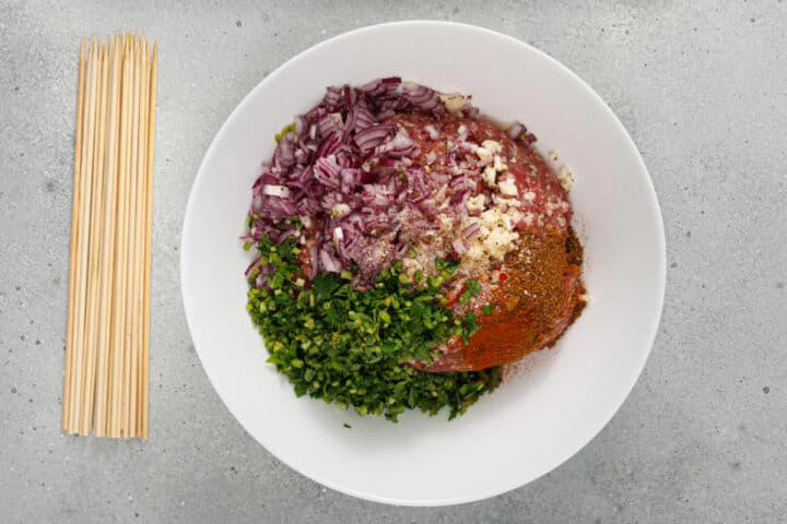 Lamb kofta kebabs
