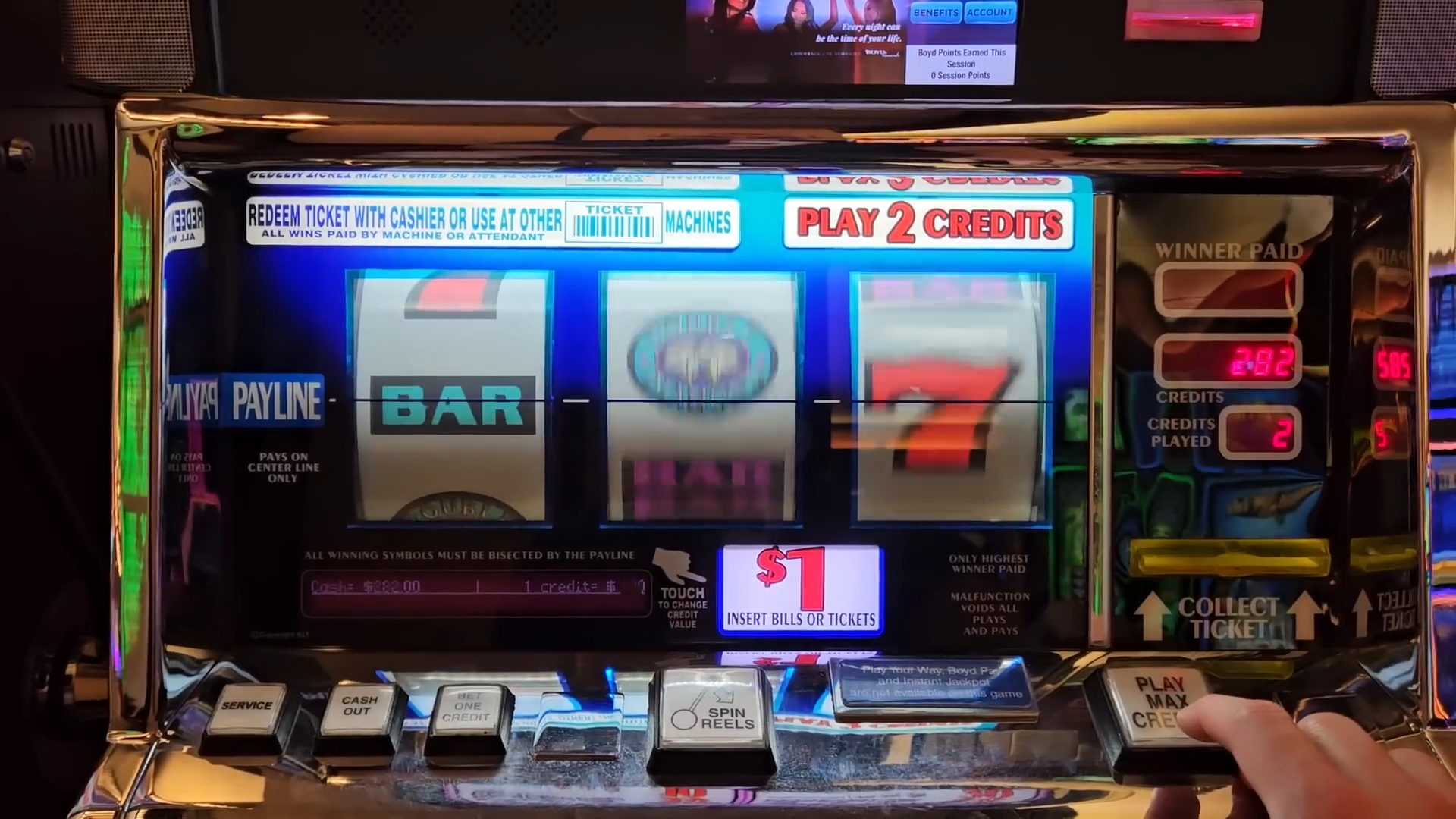 Cowboy Slots said Double Diamond was the best machine then Sam’s Town ...