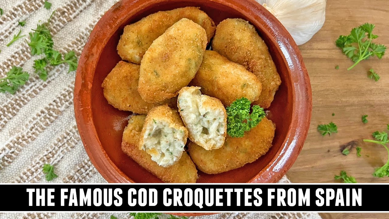 Spanish cod croquettes | Easy recipe for a classic Spanish tapas dish