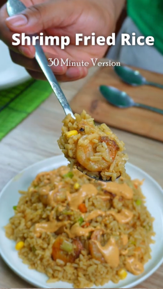 How to make shrimp fried rice with authentic restaurant flavor
