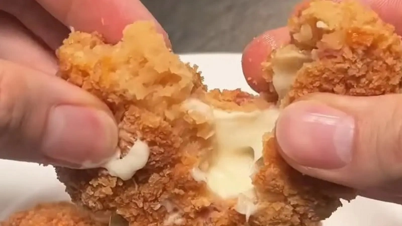 Bola ayam keju crispy