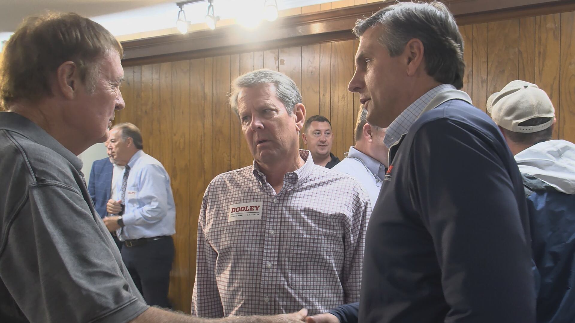 Dooley, Kemp campaign in Evans County as GOP Senate runoff nears