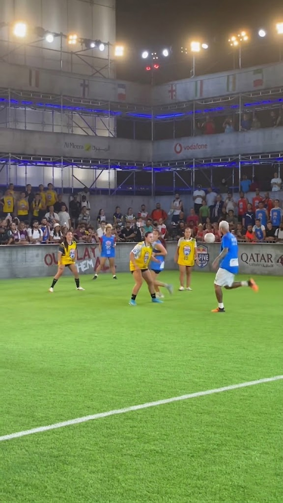 POV Neymar showing skills right in front of you