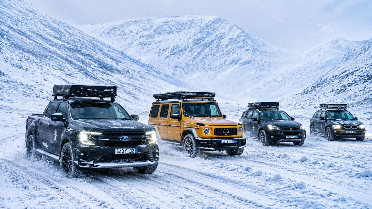 Gerät der AMG G63 im Schneesturm außer Kontrolle?
