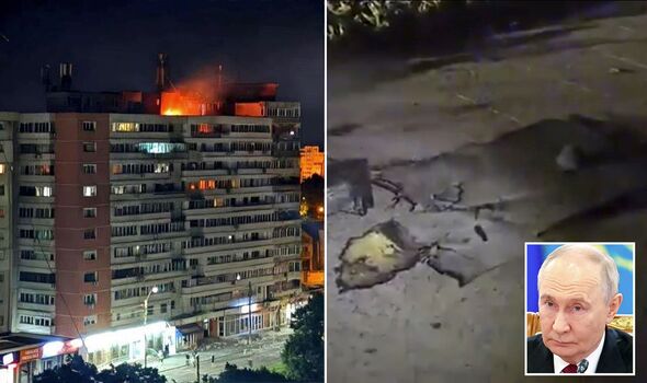 Fighter jets scrambled after Russian drone smashes into block of flats ...