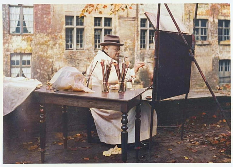 Churchill on canvas: London exhibition for rarely seen paintings by ...