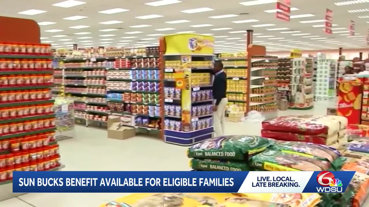 'Sun Bucks' summer EBT benefits distributed
