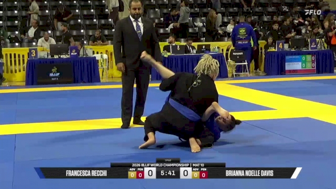 Brianna Noelle Davis vs Francesca Recchi 2026 World Jiu-Jitsu IBJJF ...