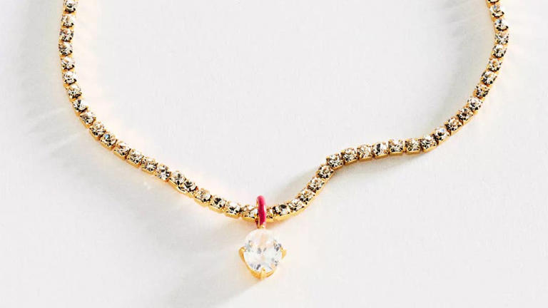 Save 38% on Anthropologie’s versatile $30 crystal necklace for summer ...