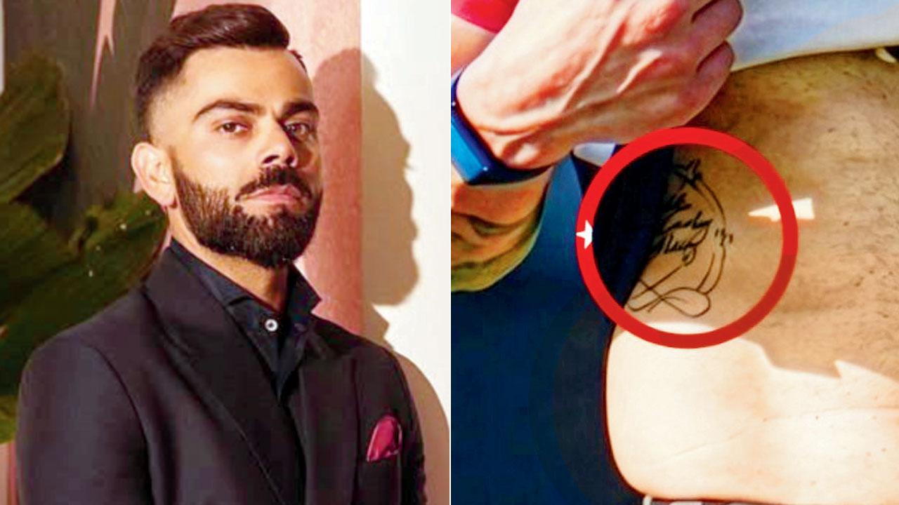 Virat Kohli’s latest tattoo dedicated to the family?