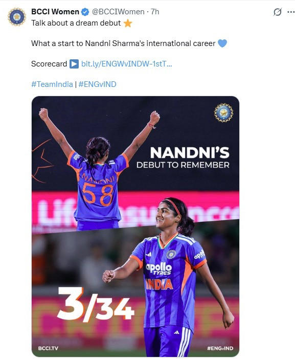 Jemimah, Nandni, Yastika fire India to dominating win in T20I series ...