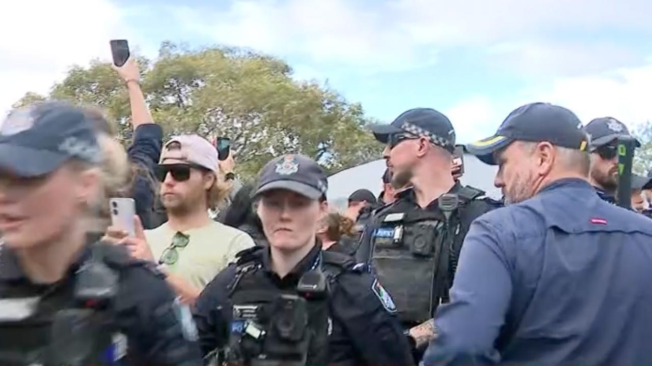 Wild scenes as Olympic protest camp raided