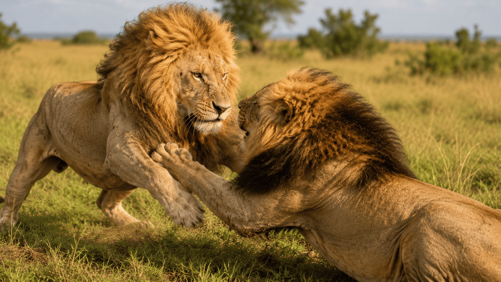What happened after these lion brothers were rescued