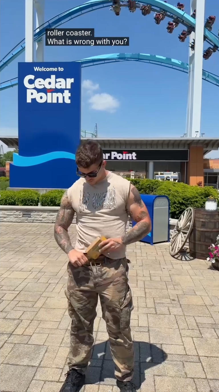 Six Flags bans Cedar Point parkgoer for life after he ate chicken ...