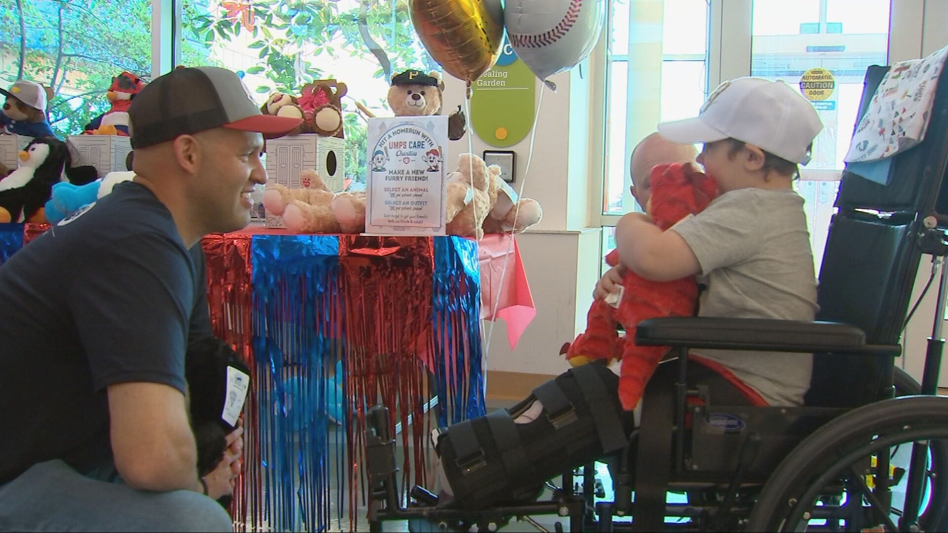 Major League umpires deliver stuffed animals to UPMC Children’s ...