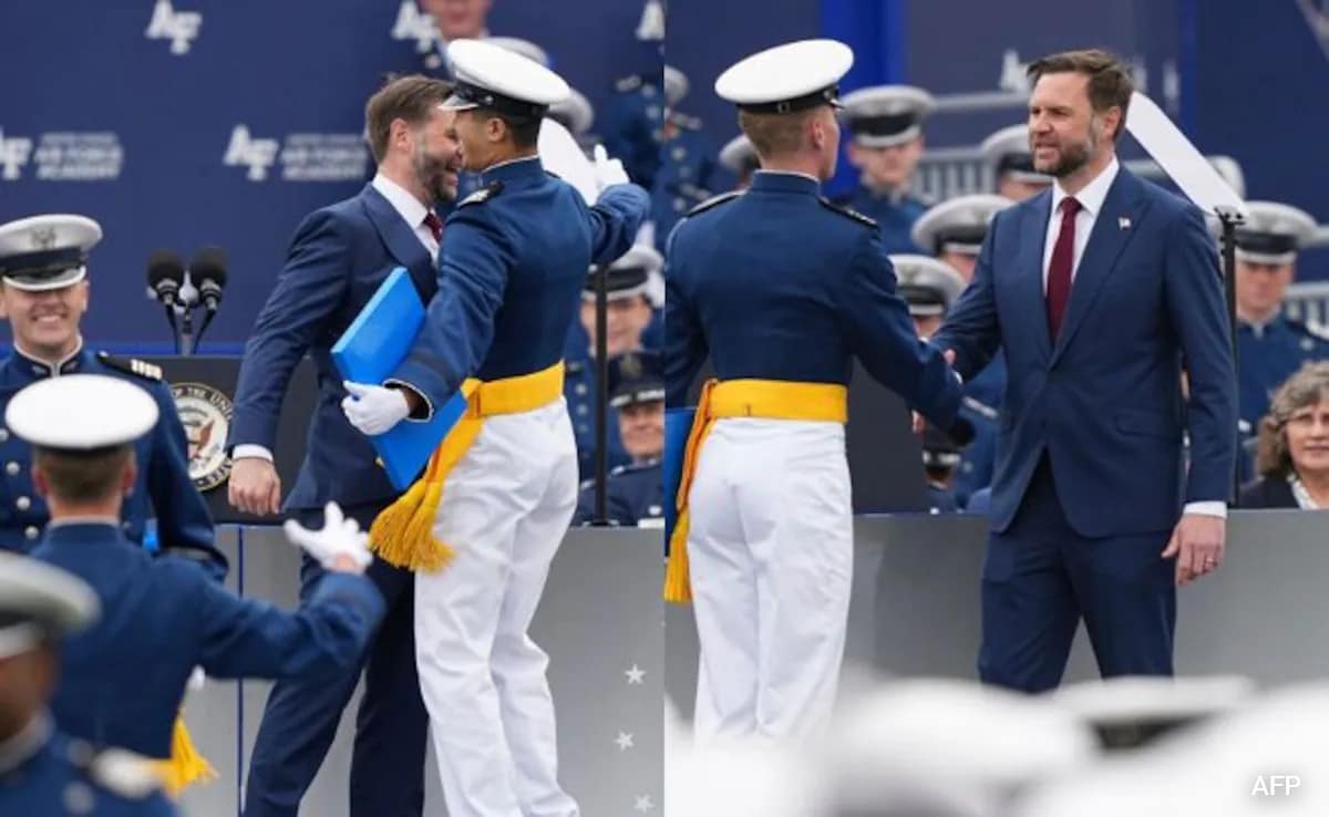 Watch: JD Vance Chest Bumps Air Force Cadet At Graduation Ceremony ...