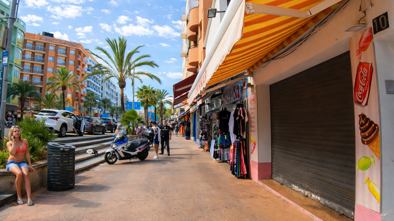 Rantakävely Lloret de Marissa Espanjan Costa Bravalla (4K)