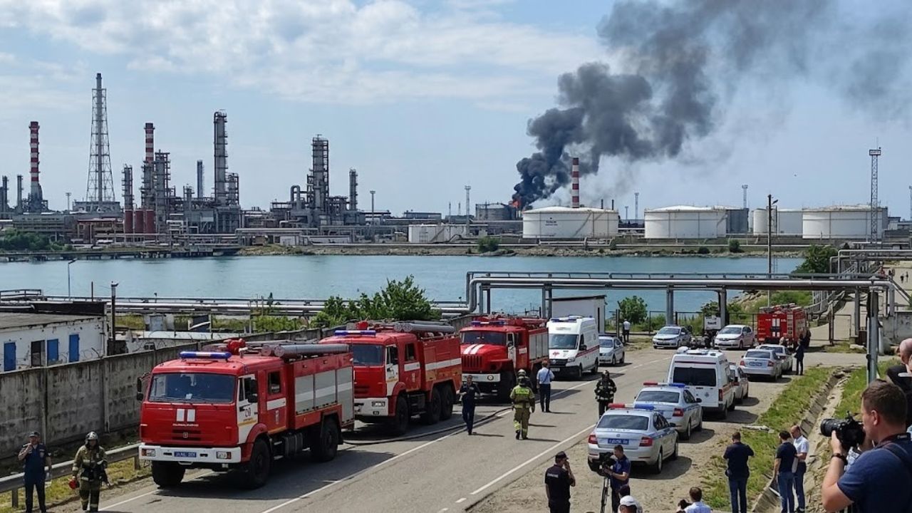 Massive Russia strike hits Tuapse oil refinery