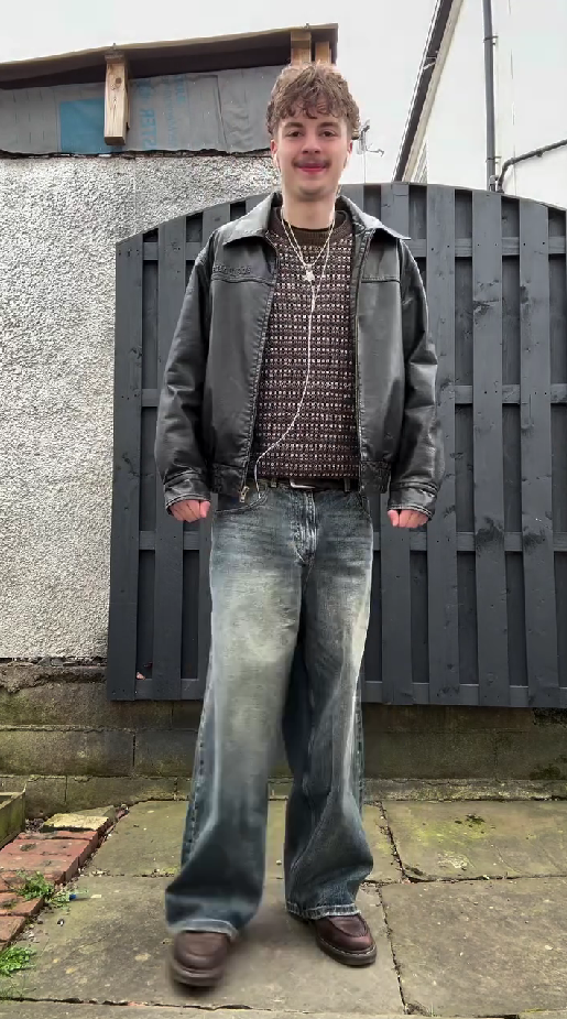 Simple outfit inspiration with my new denim jeans